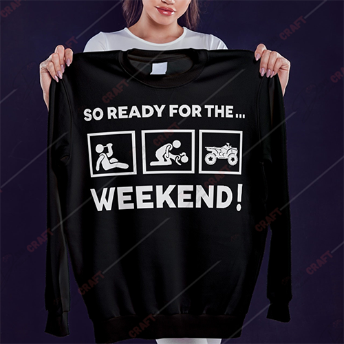 So Ready For The Weekend SVG - Embrace the Weekend Spirit with Style